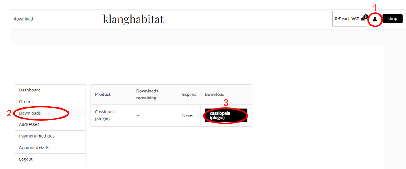 Updating your product – klanghabitat